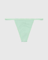 G-Sring Panty with Logo Trim in Mist Green | La Senza
